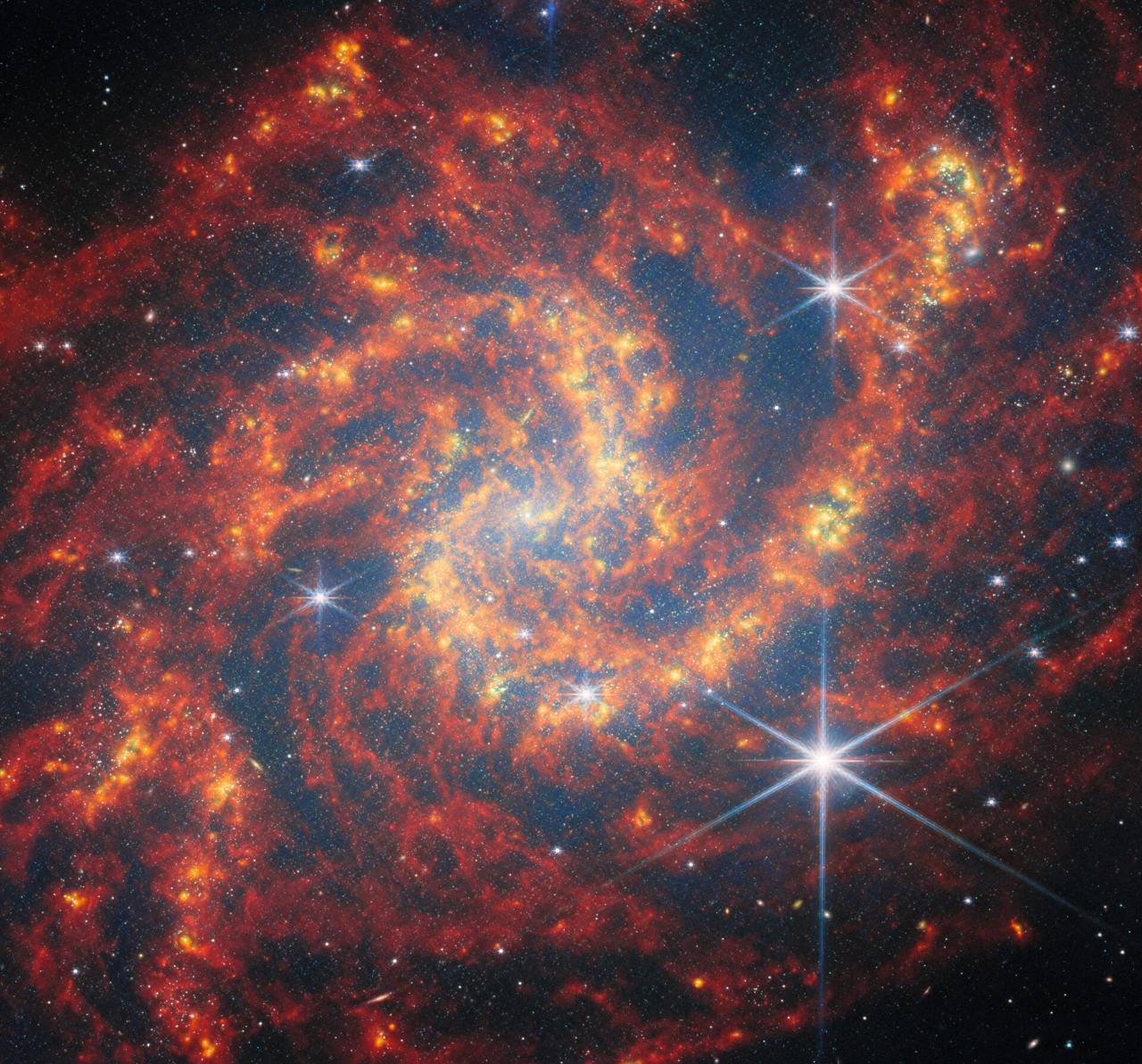 NASA опубликовало снимок месяца от телескопа «Джеймс Уэбб»: спиральная ...