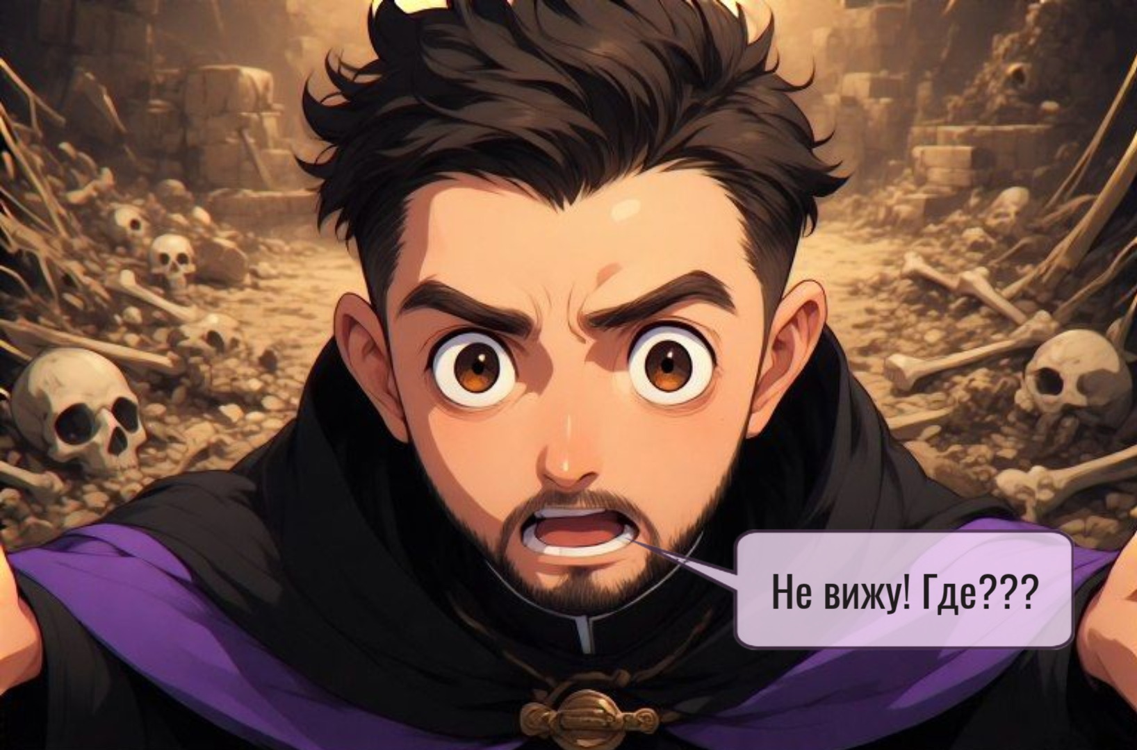 Wolfmks Neiro Art #42 "Когда играешь с Worker в Titan Quest №5 | Пикабу