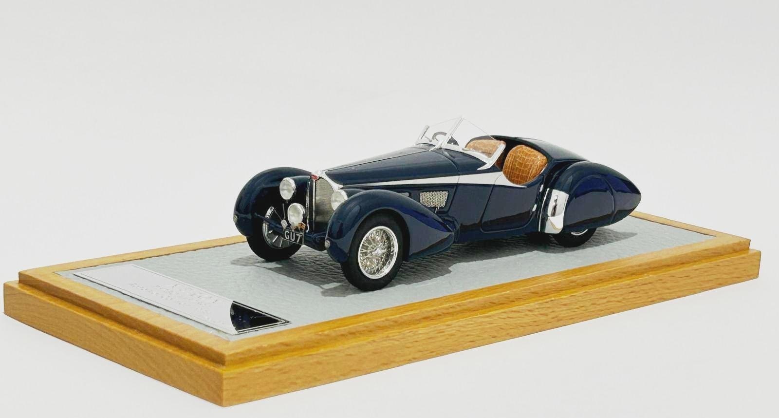 1/43 Xerox - 1938 Bugatti 57SC Roadster by Corsica (s/n 57593) | Пикабу